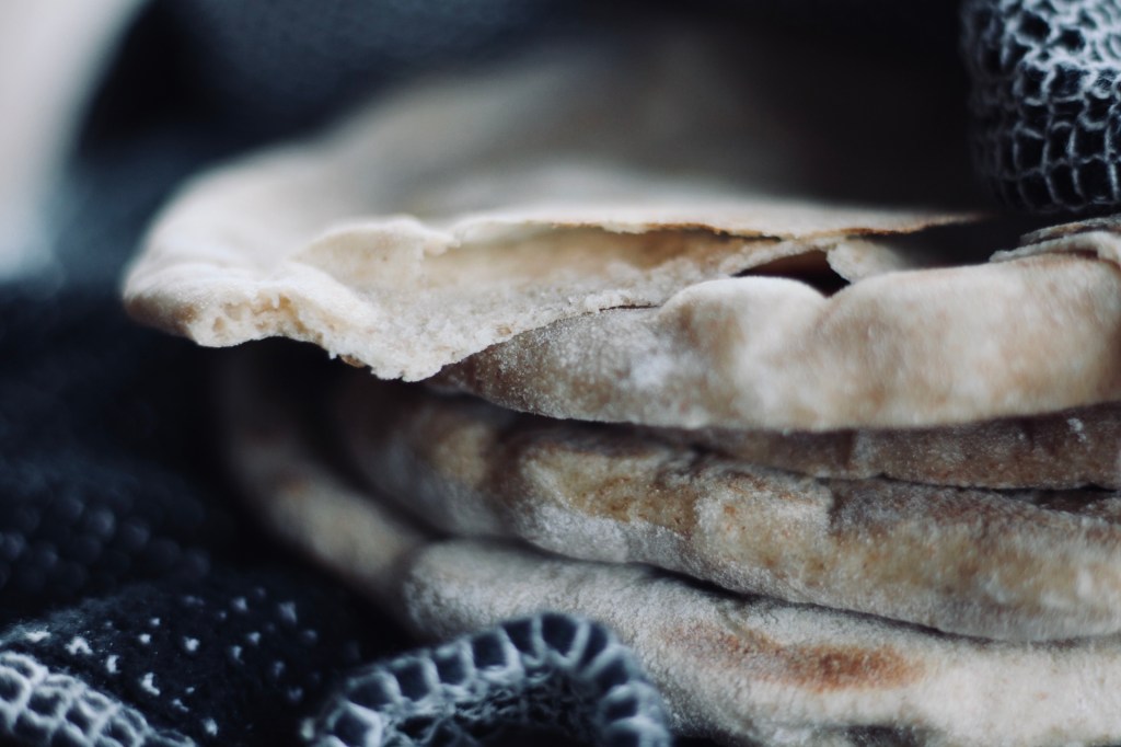 Spelt & Rye sourdough pita bread – the potters table
